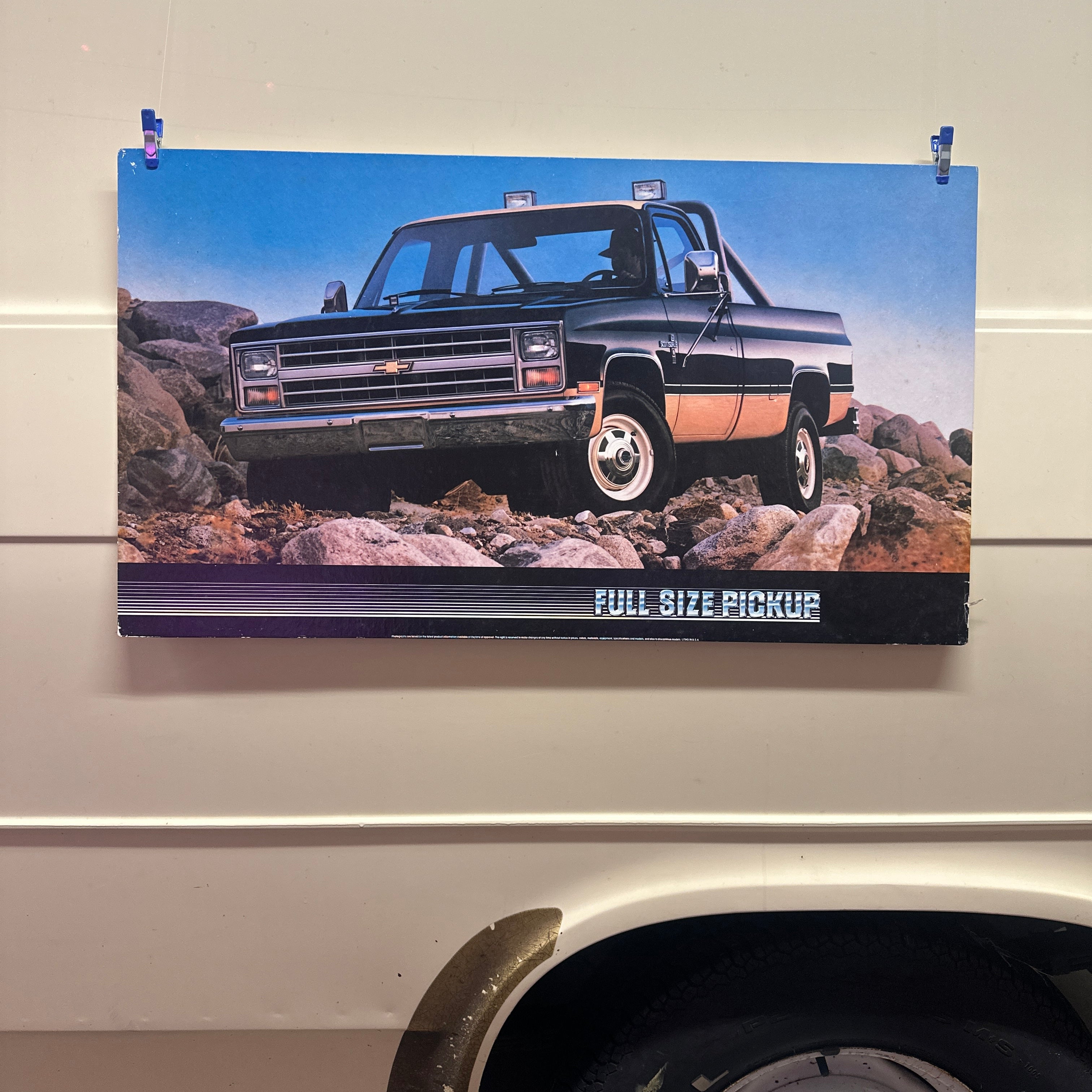 Full Size Pickup - Original GM Dealership Poster – Hevy Hauling