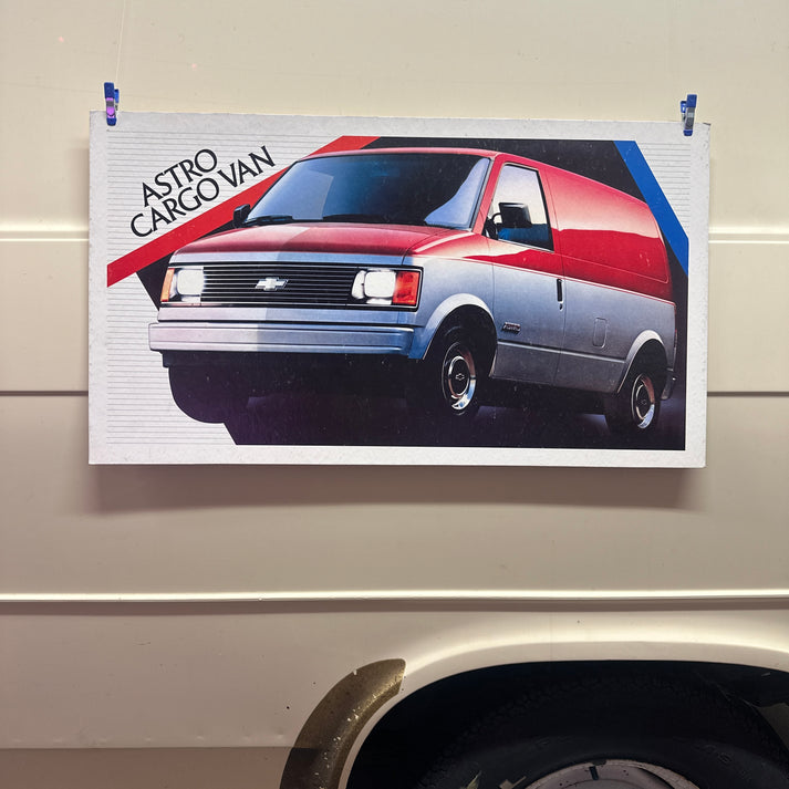 Astro Cargo Van - Original GM Dealership Poster – Hevy Hauling