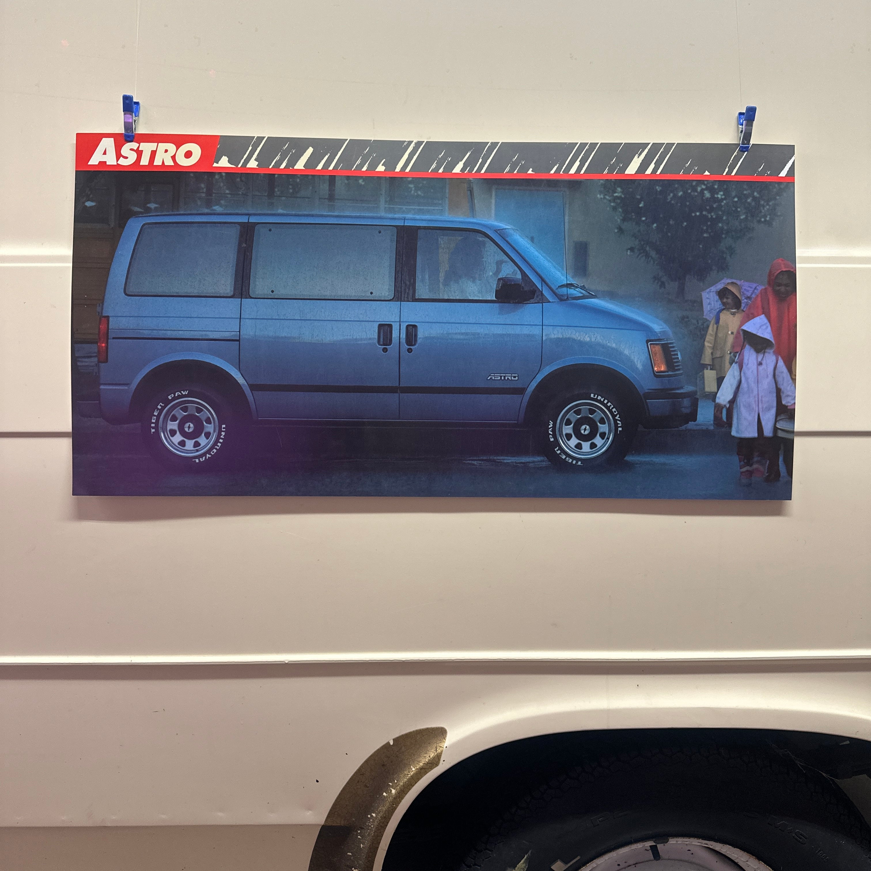 Astro Van - Original GM Dealership Poster – Hevy Hauling