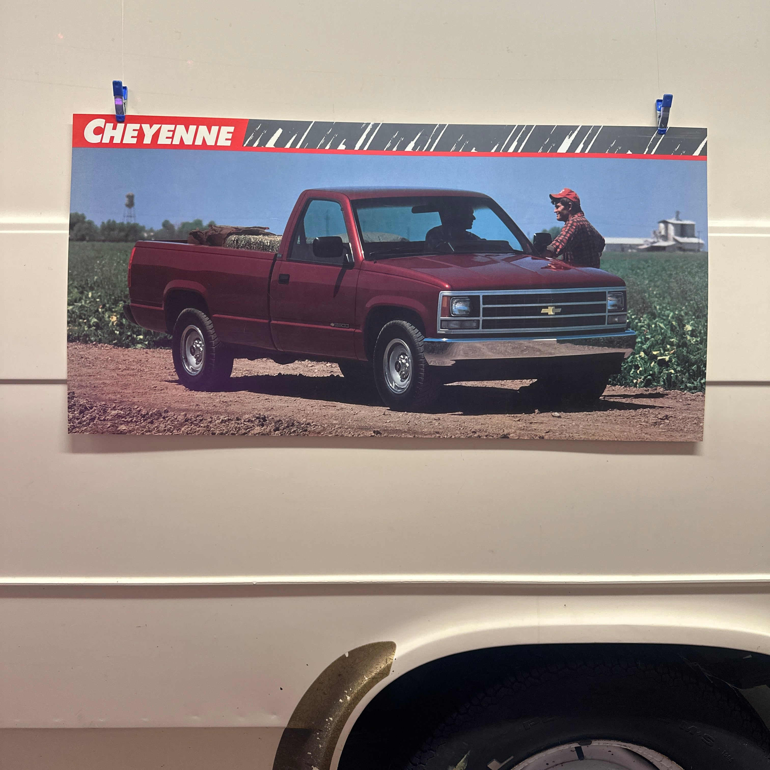 Cheyenne - Original GM Dealership Poster – Hevy Hauling