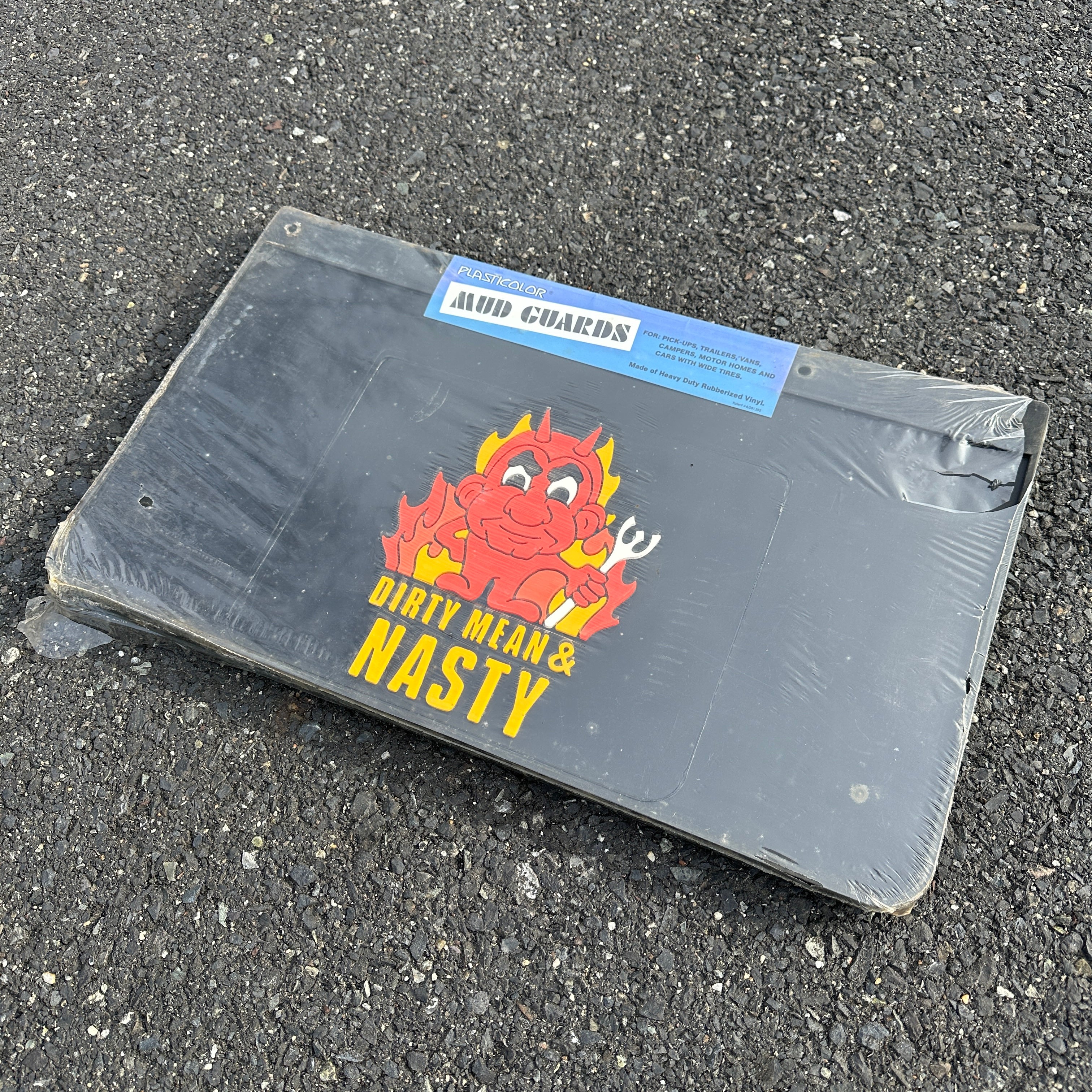 NOS Dirty Mean & Nasty Plasticolor Dually Mud Flaps – Hevy Hauling